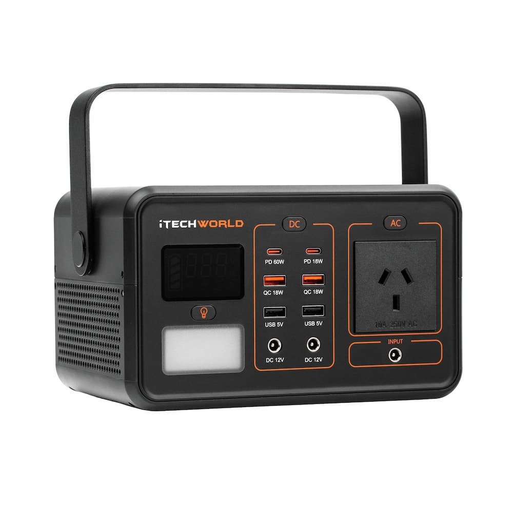 iTechWorld 300W Lithium Portable Power Station (25AH)